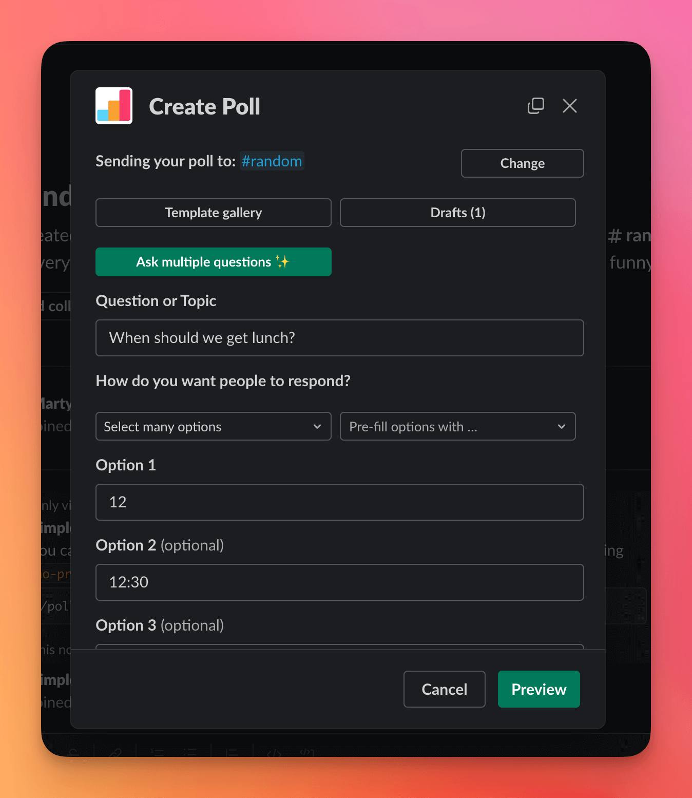 How to Create a Poll in Slack